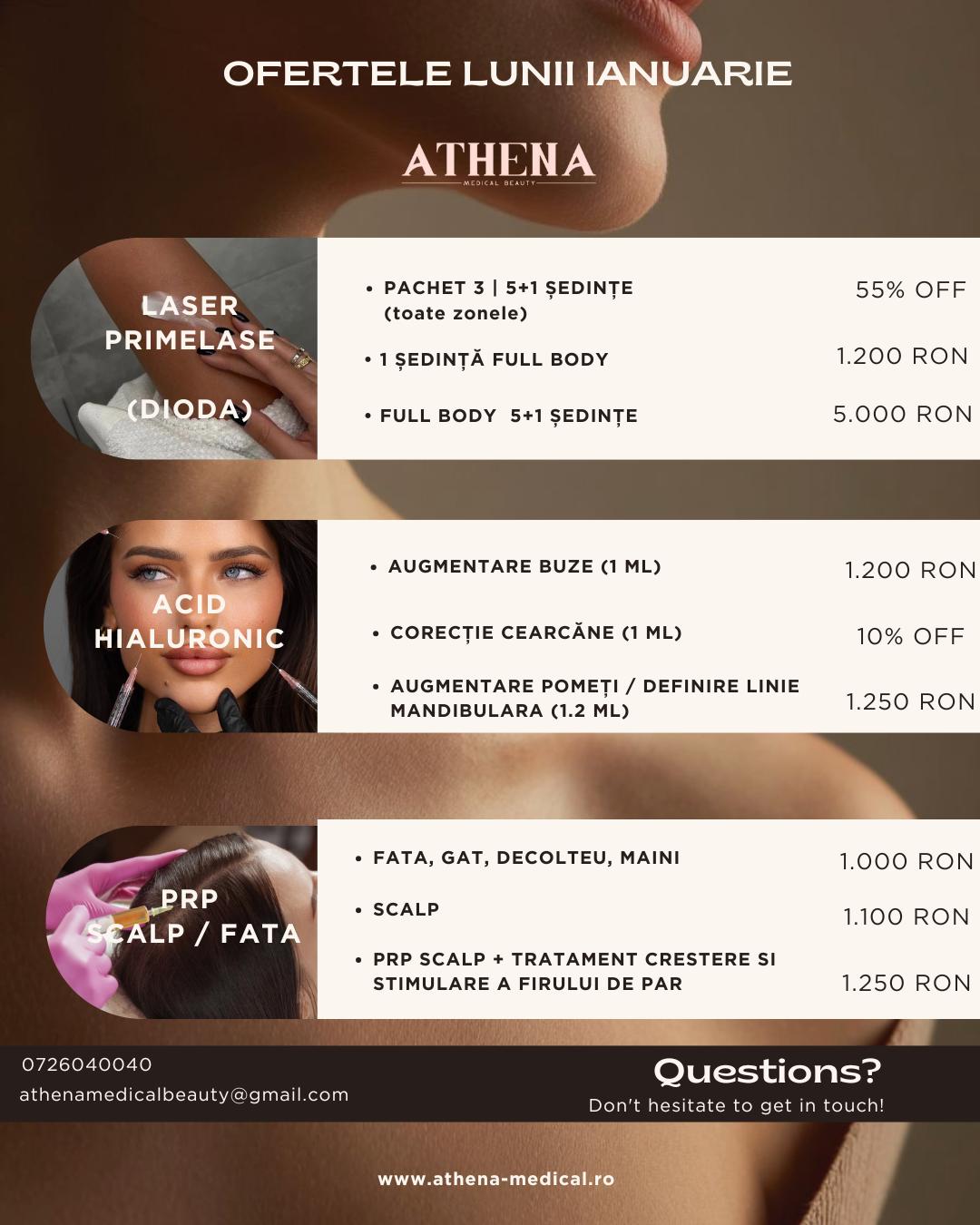 ATHENA MEDICAL BEAUTY Iași | Notino szalonok