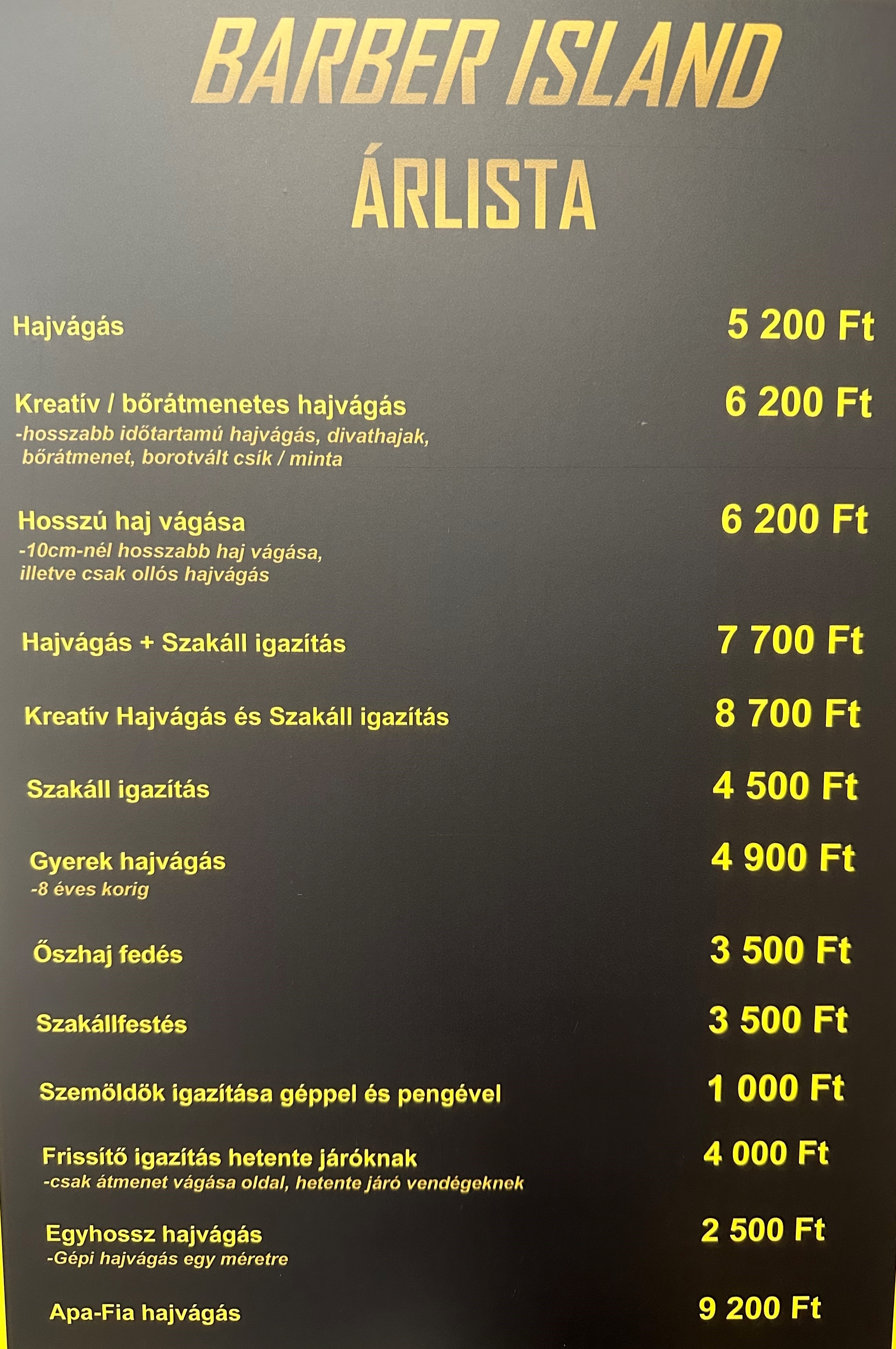 Barber Island Budapest | Notino Salóny